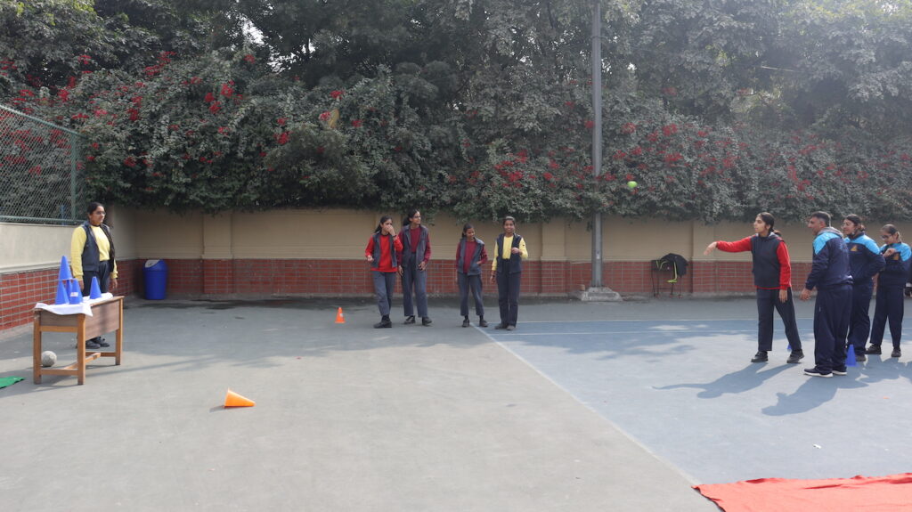 Sport carnival by grades X and XII students - Maxfort School Rohini