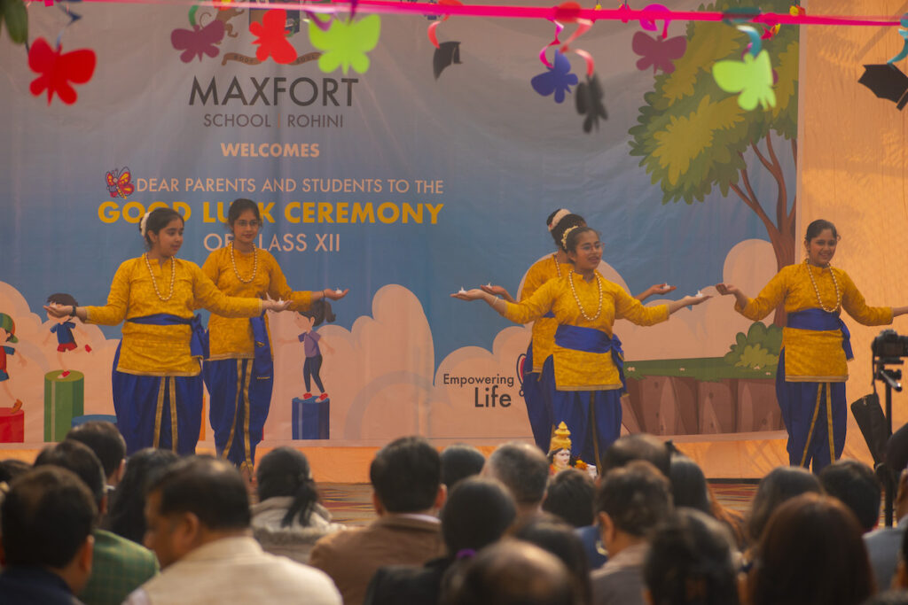 Good Luck Ceremony for Grade XII Students - Maxfort School Rohini