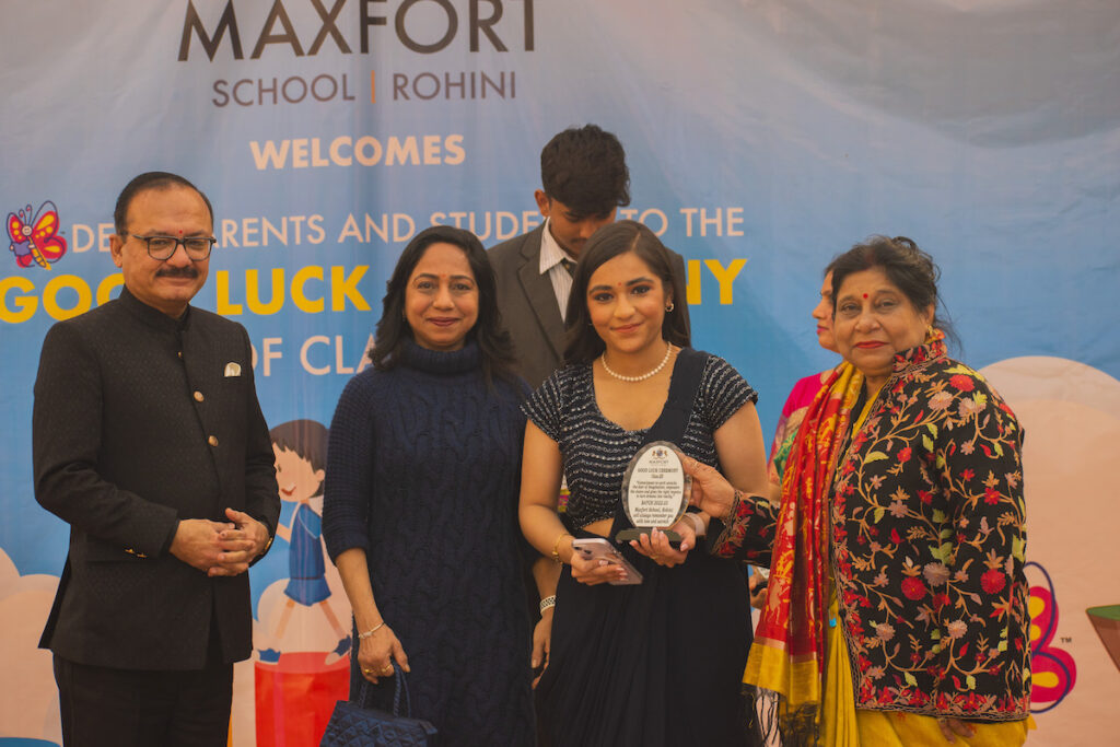 Good Luck Ceremony for Grade XII Students - Maxfort School Rohini